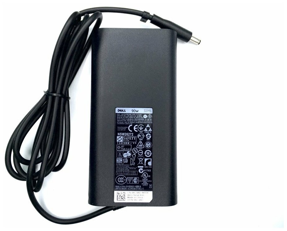 Блок питания (зарядное устройство) для ноутбука Dell Inspiron 3477 19.5V 4.62A (4.5-3.0) 90W New Slim