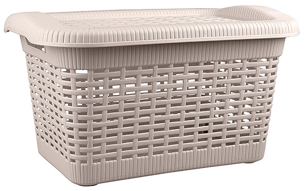 Корзина универсальная БытПласт 20 л бежевая