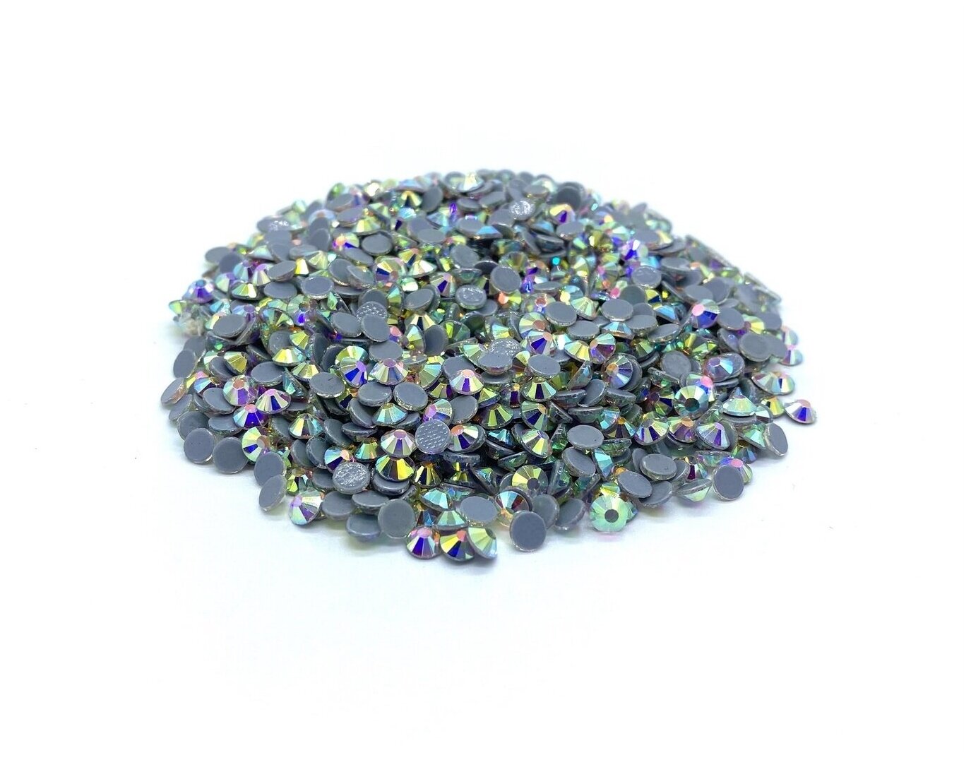 Стразы термоклеевые SS-6 (1.9-2.1 мм) цв. CRYSTAL AB-2 упак.1440 шт.