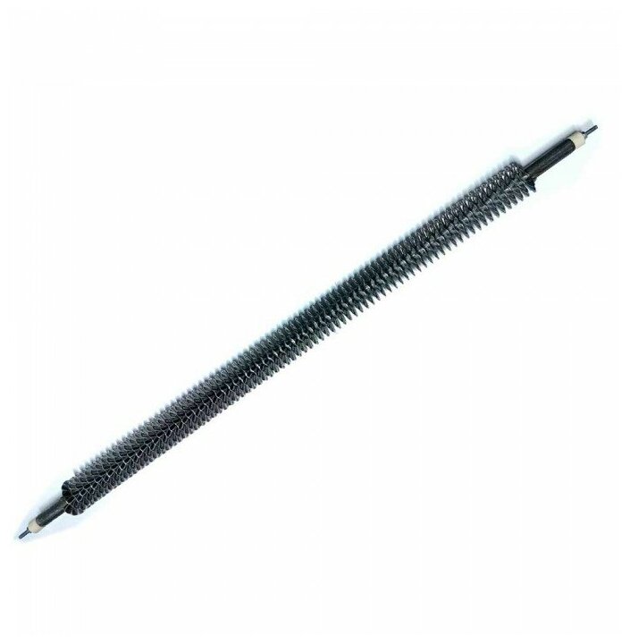 ТЭН 2000W, черн, L600мм, (60А 13/2,0 о 220 ф1), оребренный, подвижный воздух, 220V (p/n: 06.201)