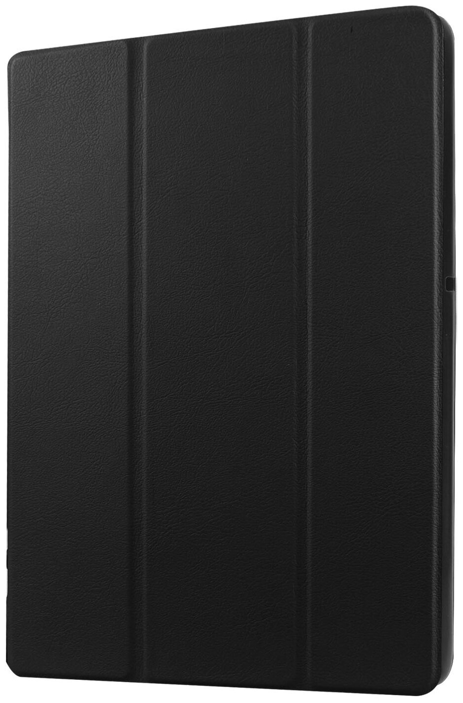 Чехол-обложка MyPads для Asus Memo Pad 8 FHD ME581CL K015 Il Sottile тонкий умный кожаный на пластиковой основе с трансформацией в подставку черный