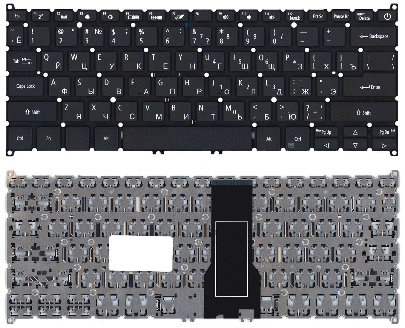 Клавиатура для ноутбука Acer Spin 5 SP513-51 черная