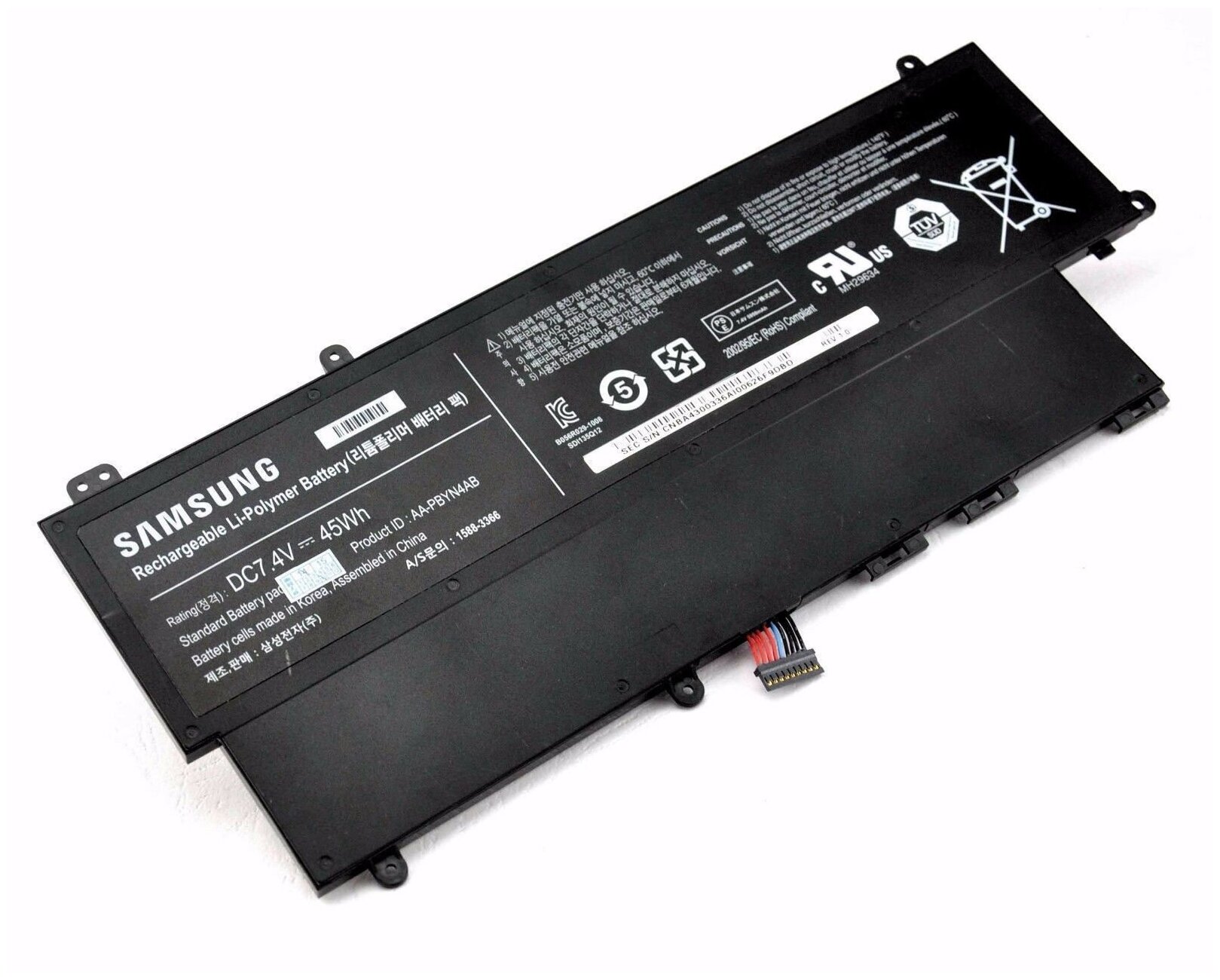 Аккумулятор Samsung AA-PBYN4AB, для ноутбуков Samsung 530 серии, 7.4 V, 45 Wh