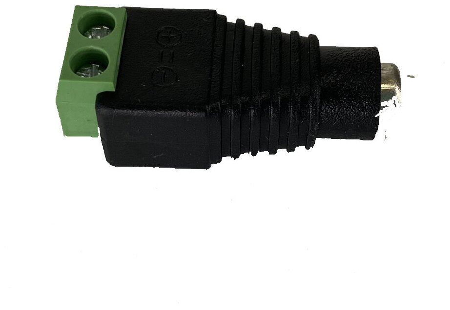 Коннектор-переходник PJ Neon для LED-контроллера и блока питания светодиодной ленты. 3 шт. (Комплект).