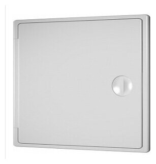 Люк-дверца накладной с замком 300х300 пластиковый