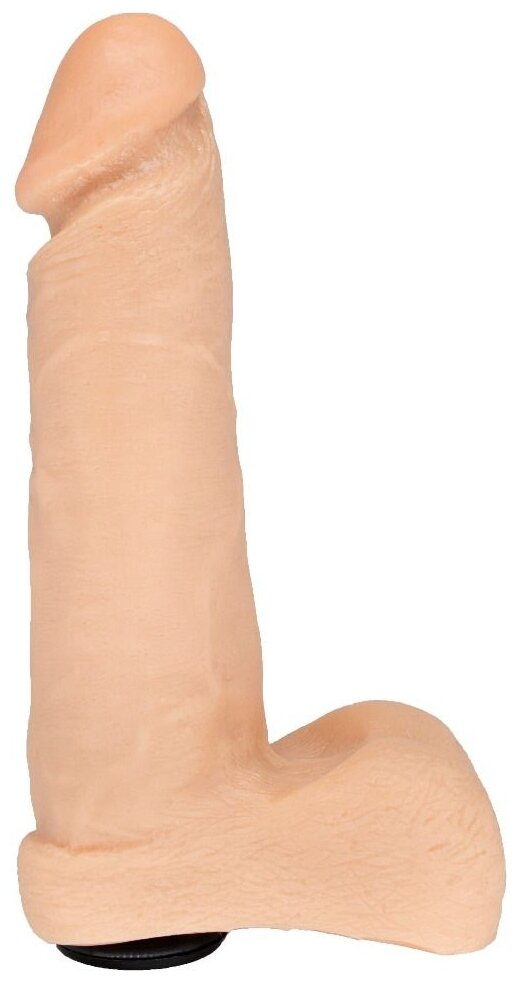 LOVETOY (А-Полимер) Насадка-фаллос для трусиков с плугом, 201500, D: 5 см, длина: 19.5 см, телесный