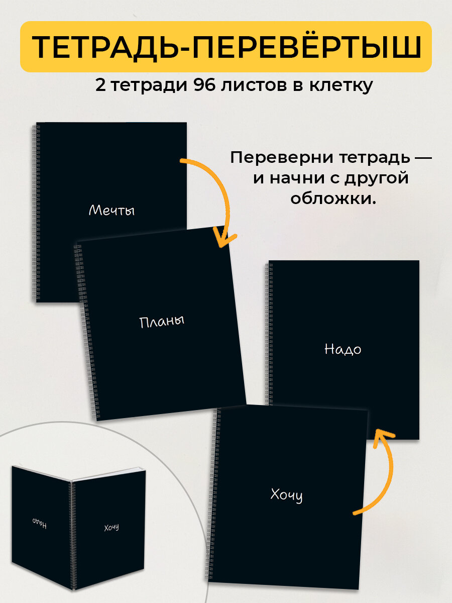 Ставпринт Тетрадь A5, 2 шт, листов: 96