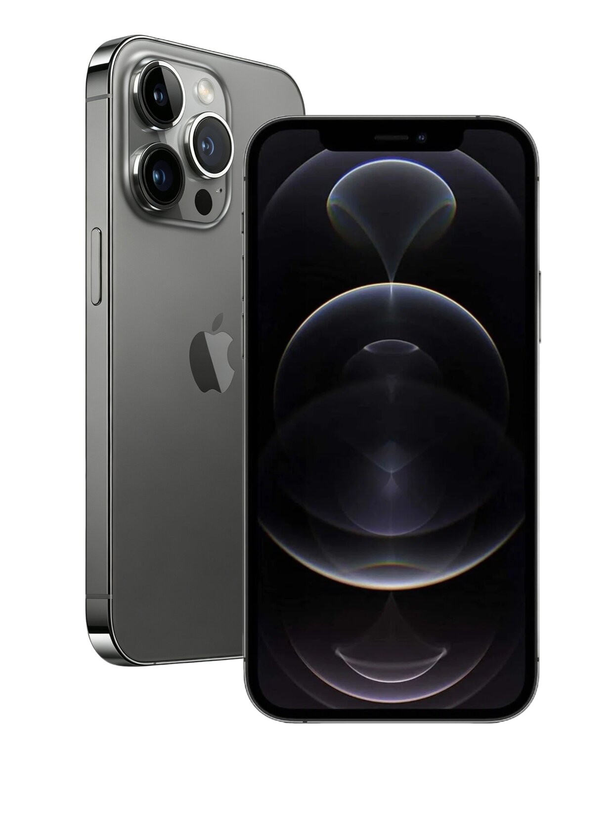 Смартфон Apple iPhone12pro max 512ГБ, Dual: nano‑SIM+eSIM, Экран: 6,7"OLED экран, графитовый