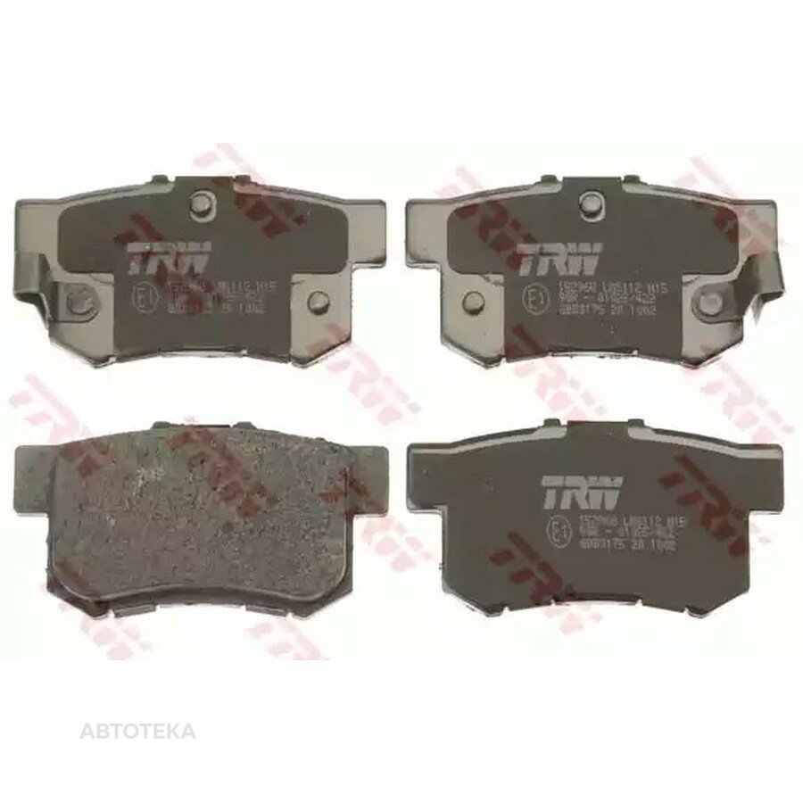 Колодки тормозные задние TRW GDB3175