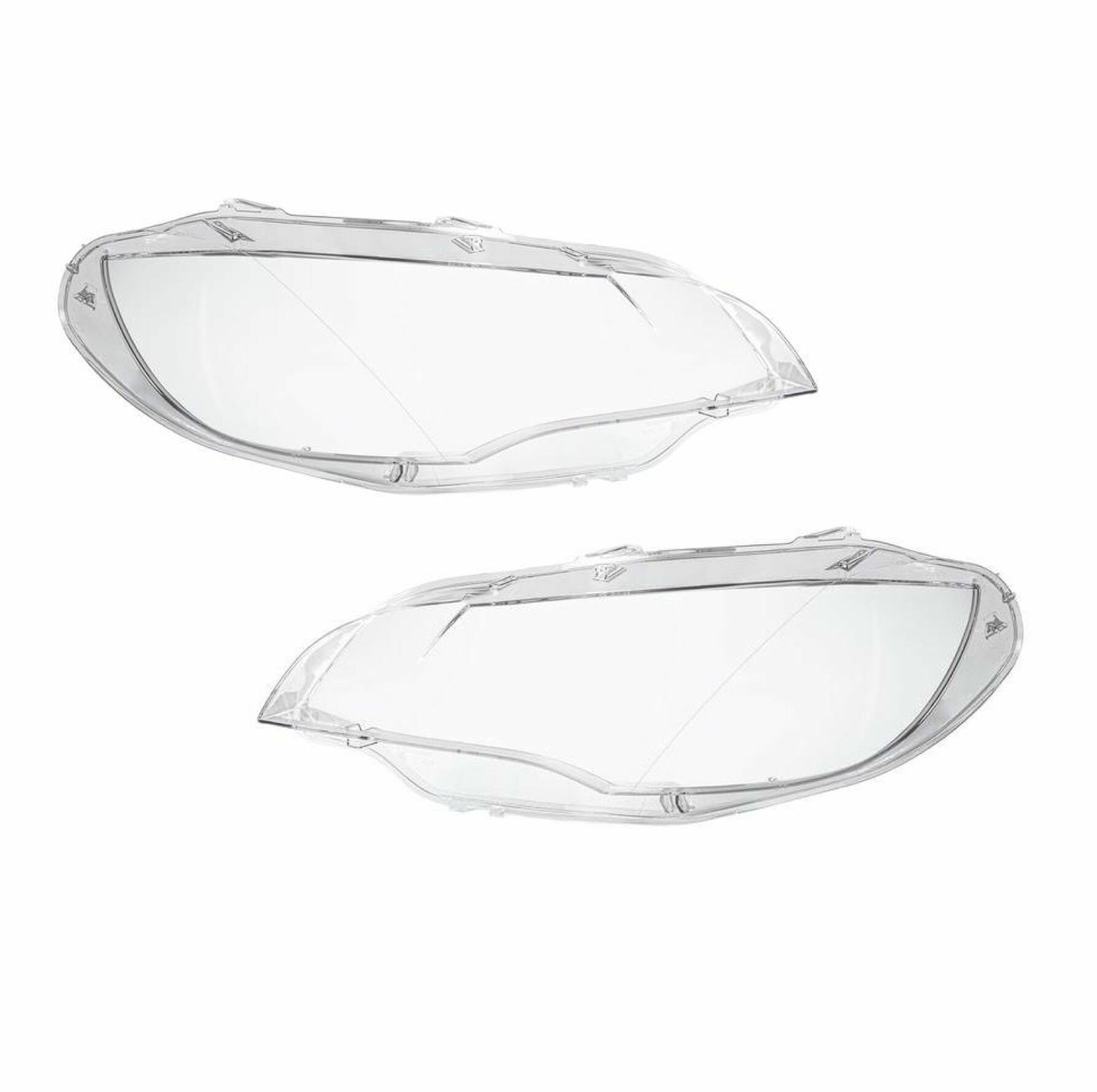 Стекла для фар BMW X5M (E70) 2007-2014 (Комплект 2шт), стекла фар для БМВ Х5M E70