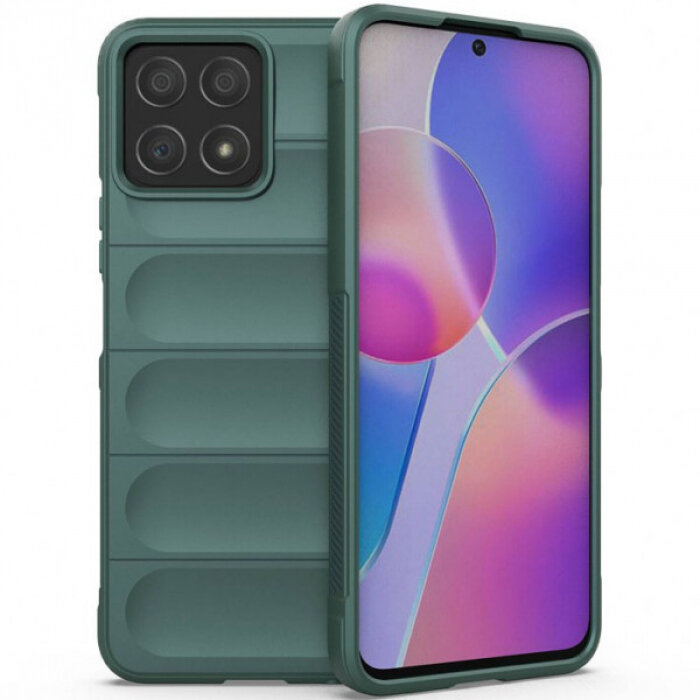 Flex Silicone Противоударный чехол для Honor X8 / X30i с защитой камеры и микрофиброй