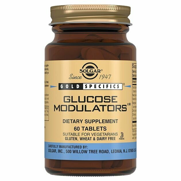 Солгар Модуляторы глюкозы 60 таблеток