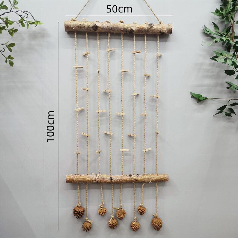 Натуральное белое березовое дерево, фото настенное украшение, подвесные клипсы, настенный декор для детского сада, студии, цветочного магазина, окна