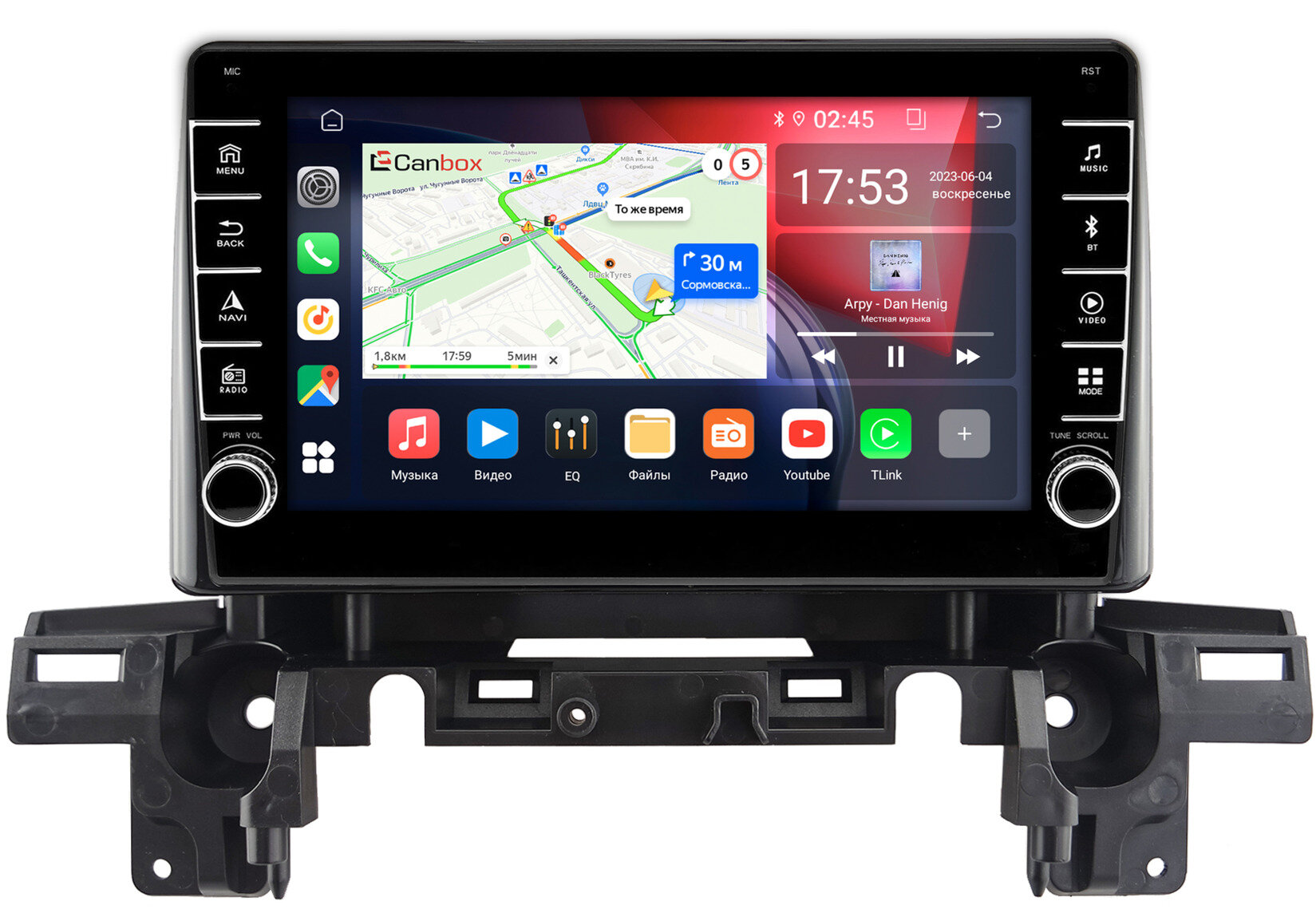 Штатная магнитола Canbox BGT9-9066 Mazda CX-5 2017-2021, CX-8 2017-2022 (левый руль) 2/32 Android 10 (IPS, DSP, CarPlay)