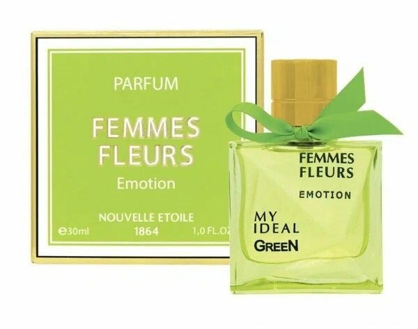 Новая заря Духи "Женщины цветы Эмоция"/"Femmes fleurs Emotion" в футляре, 30 мл
