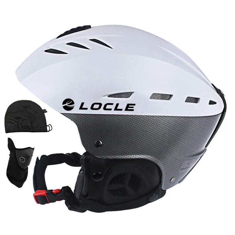 Лыжный шлем LOCLE белый, размер L (58-61cm)