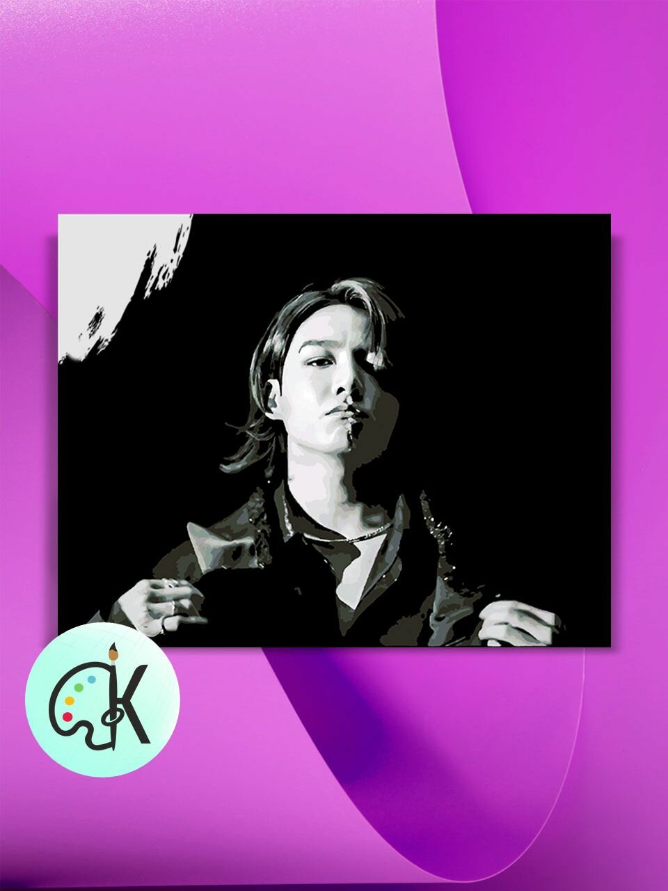 Картина по номерам на холсте BTS - Butter - Jungkook, 40 х 50 см