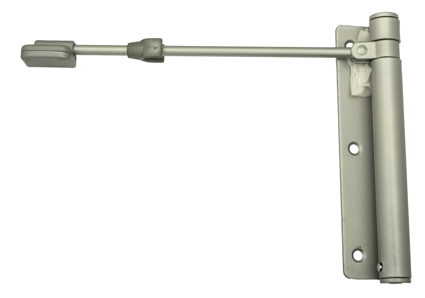 Доводчик дверной пружинный до 60кг Fratelli Cattini 114D (170x39мм) PM матовый платинум