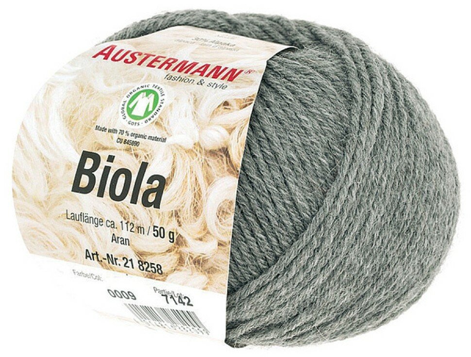 Пряжа Austermann 98258 Biola 50 г 112 м #0009