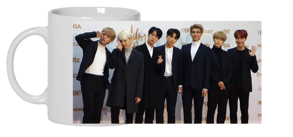 Кружка BTS, БТС №14, Кружка-хамелеон