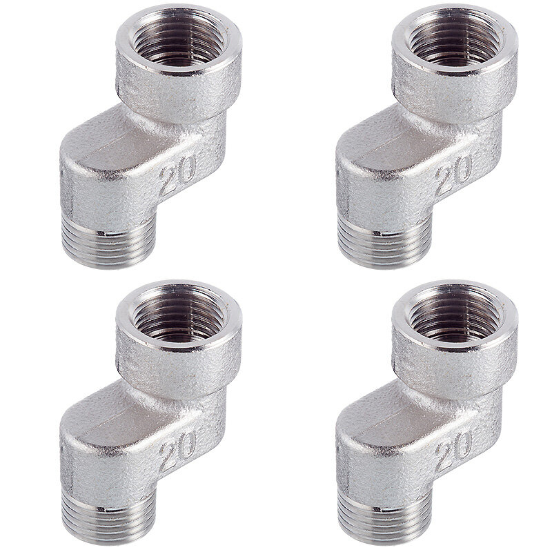 Эксцентрик 1/2 ВР(г) х 1/2 НР(ш) х 20 мм латунный (4 шт.)