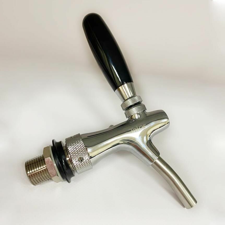 Барный (пивной) кран с компенсатором Talos, Хром