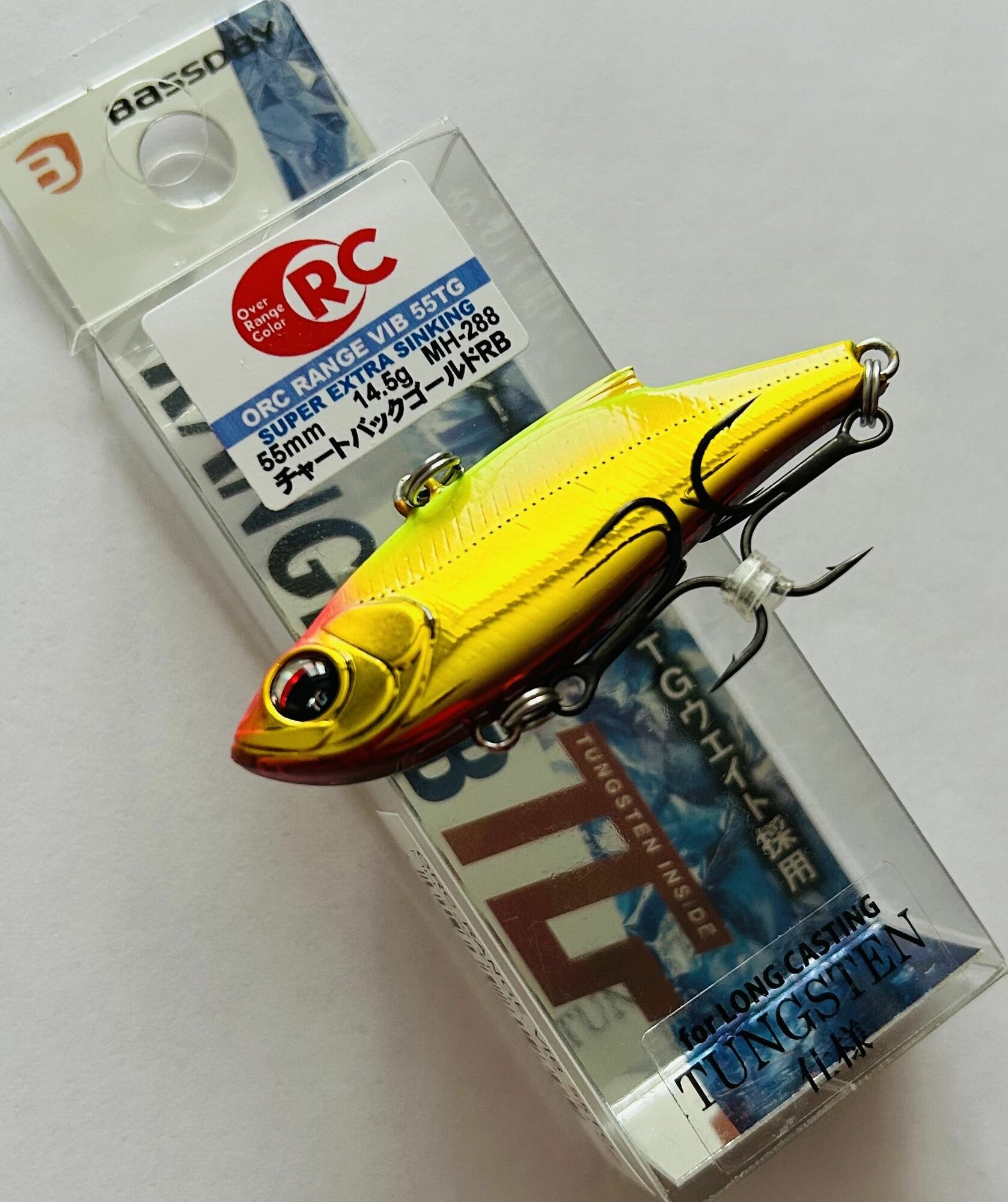 Раттлин Bassday Range Vib 55TG 14.5 g цвет MH-288 #судак