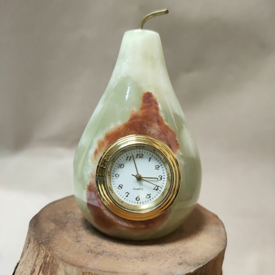 Часы настольные винтажные "Груша"