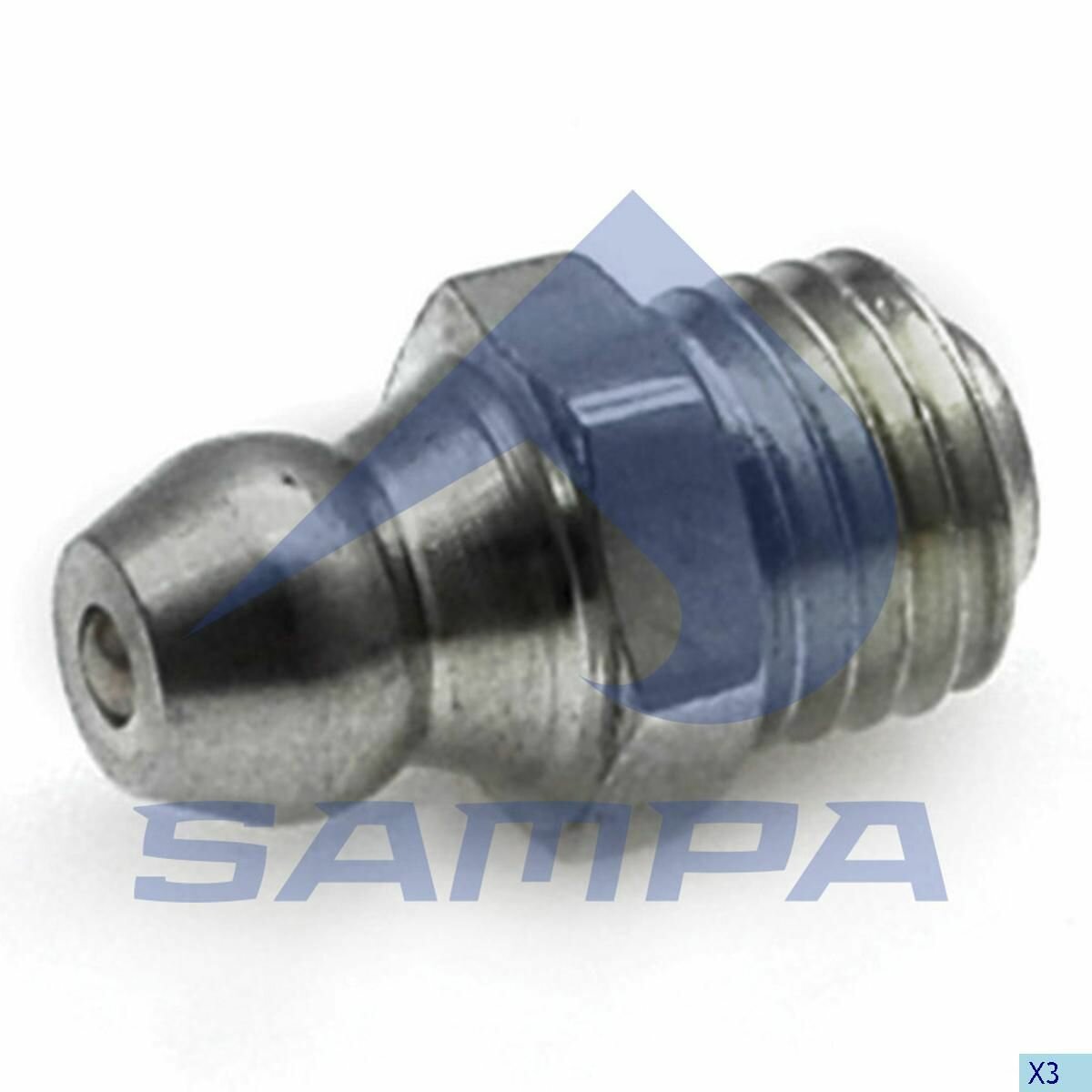 Масленка М8х1 прямая 112.001 SAMPA