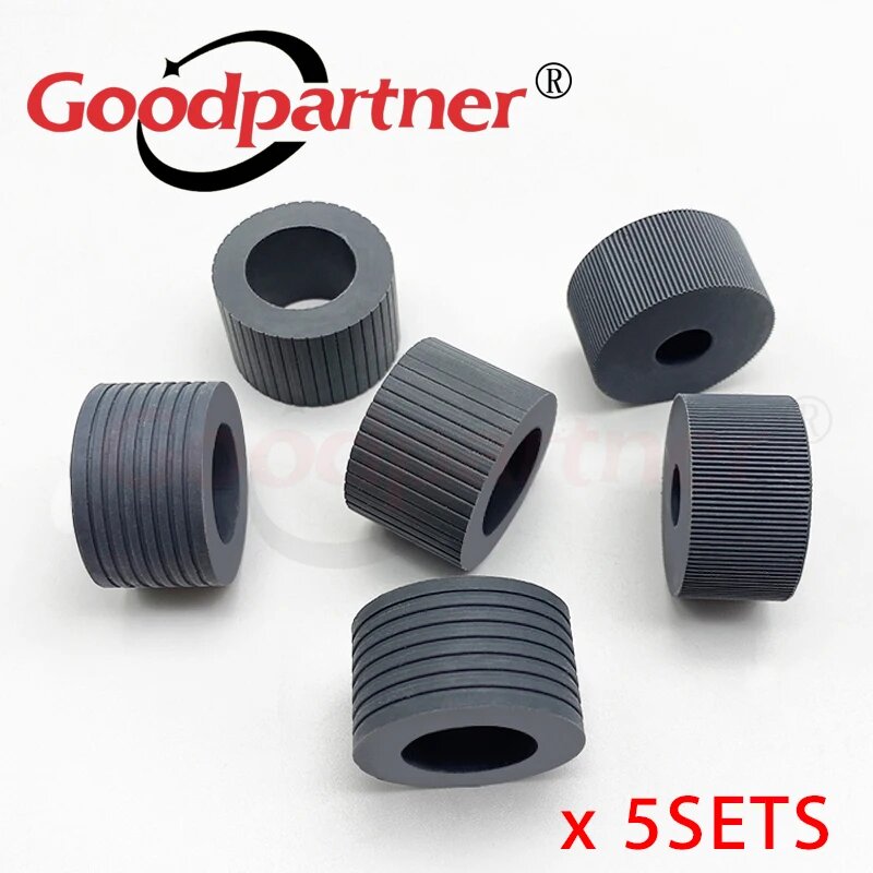 Комплект из 5 тормозных роликов Goodpartner для Fujitsu fi-6670 fi-6670A fi-6770 fi-6770A fi-6750S fi-5650C fi-5750C