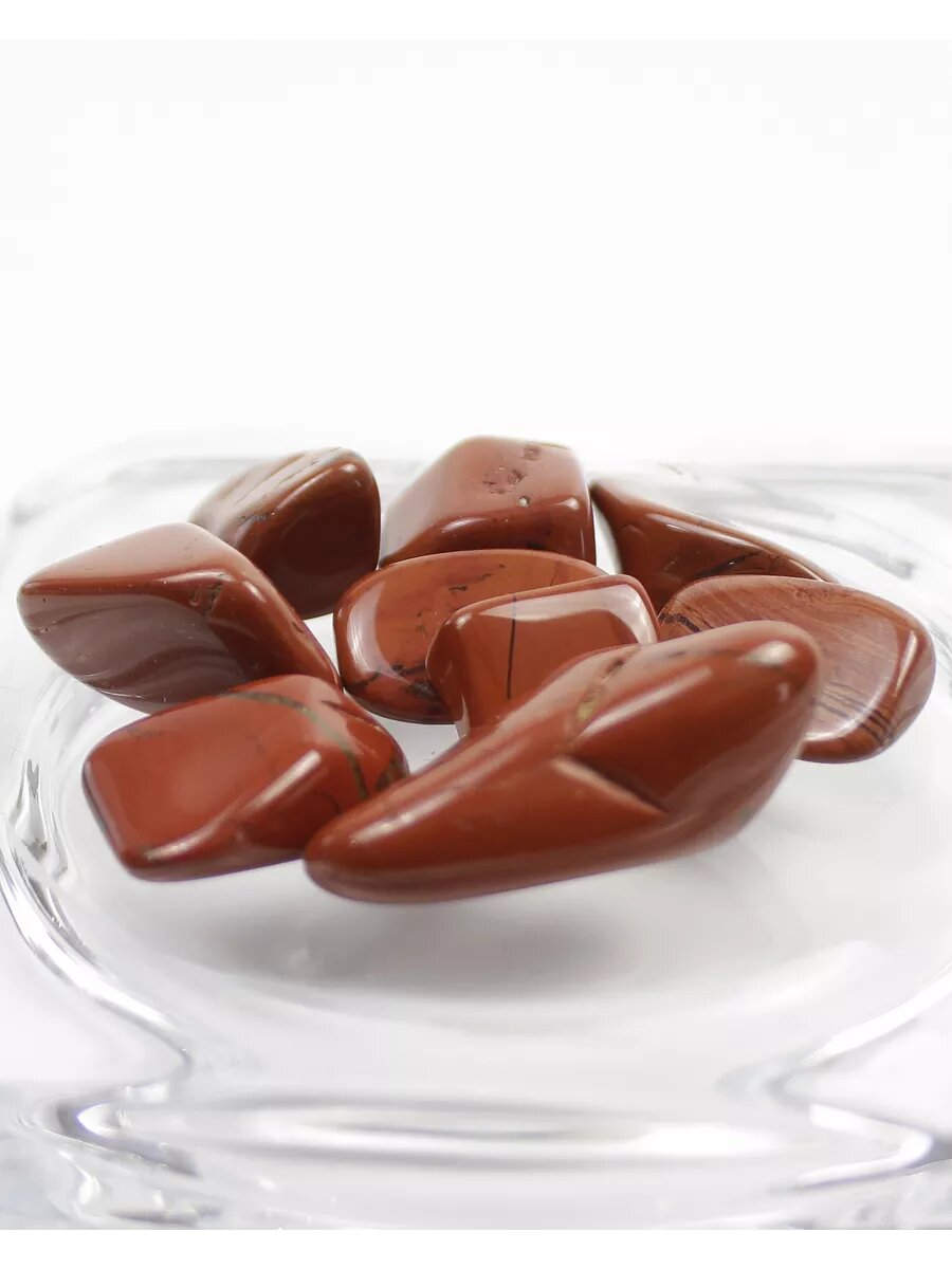 Набор натуральных камней Яшма красная М 100 г