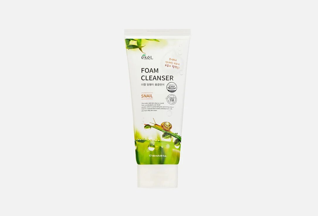 Пенка для умывания с муцином улитки Ekel Foam Cleanser Snail, 180 мл