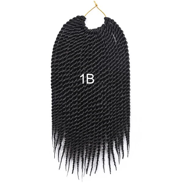 Косички синтетические #1B, 14 дюймов, 1 шт.
