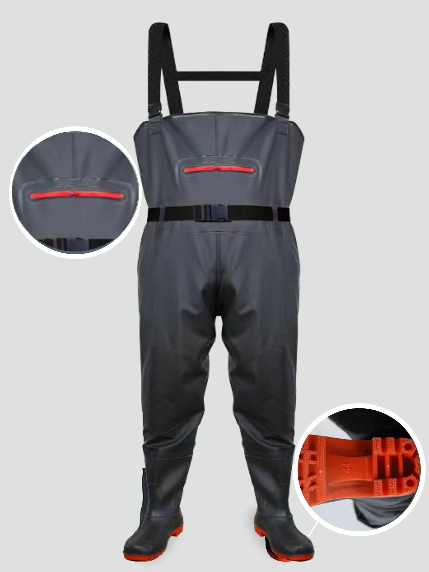 Вейдерсы костюм для рыбалки и охоты забродникиwu