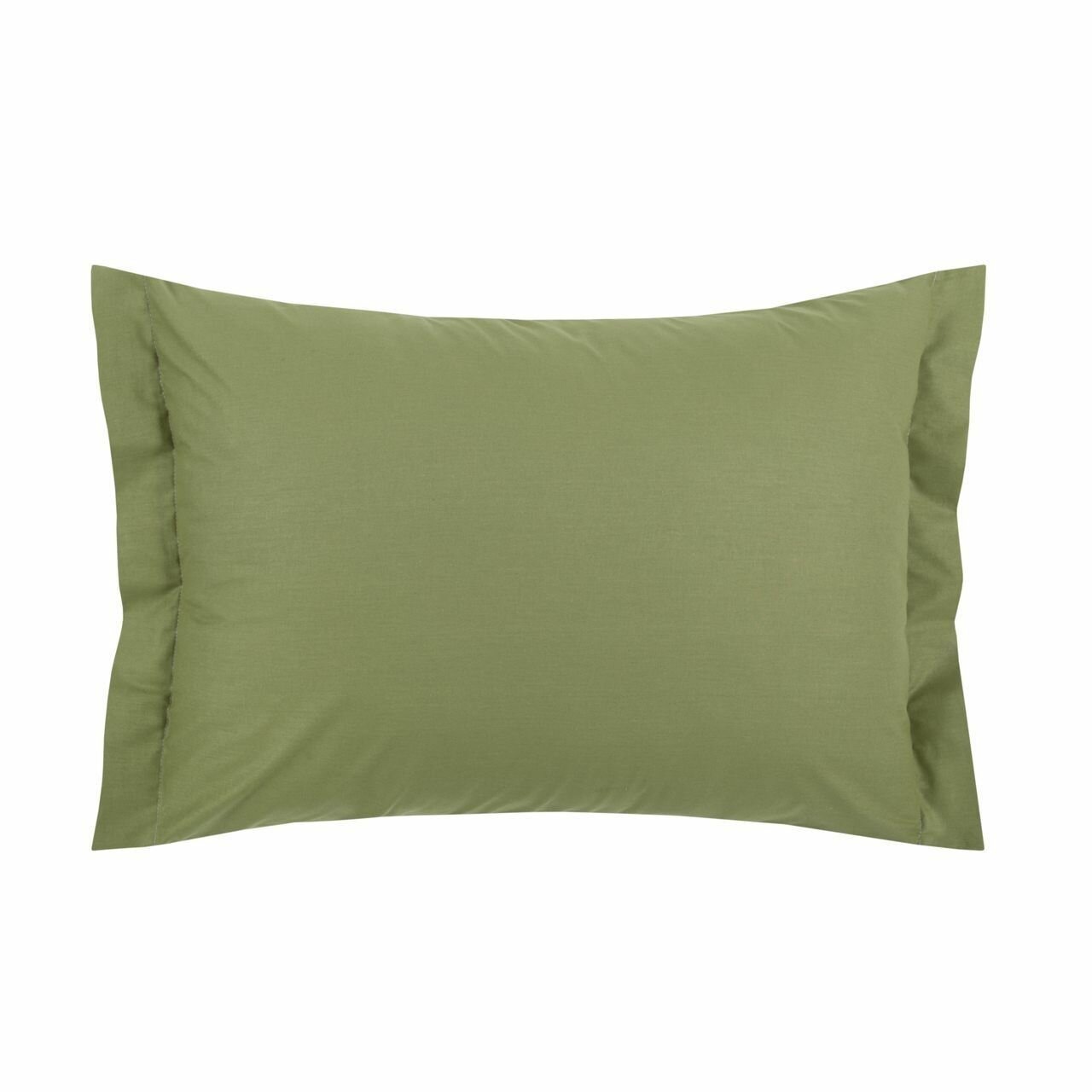 Наволочки Однотонные 50х70 (2 шт.) Олива из Поплина с Ушками арт. 970