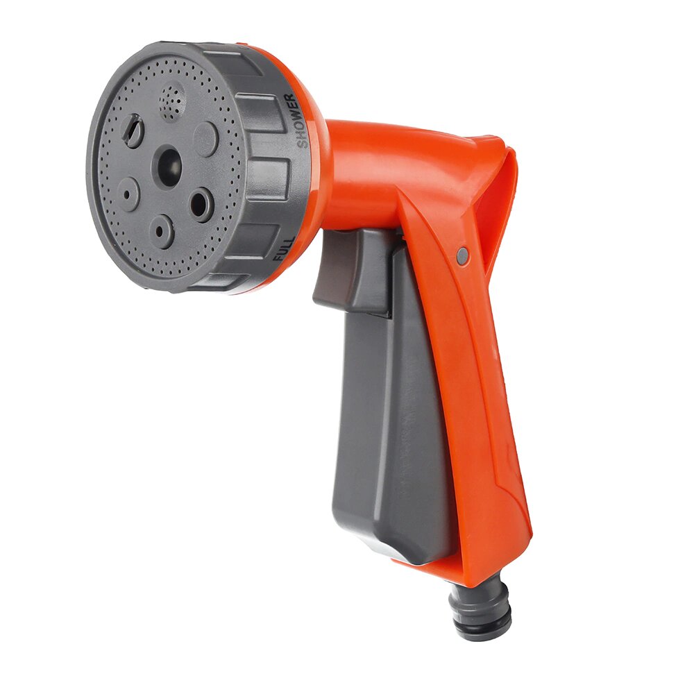 Пистолет-Распылитель KRONS, 6 Режимов, Оранжевый, Фиксатор Для Длительного Полива