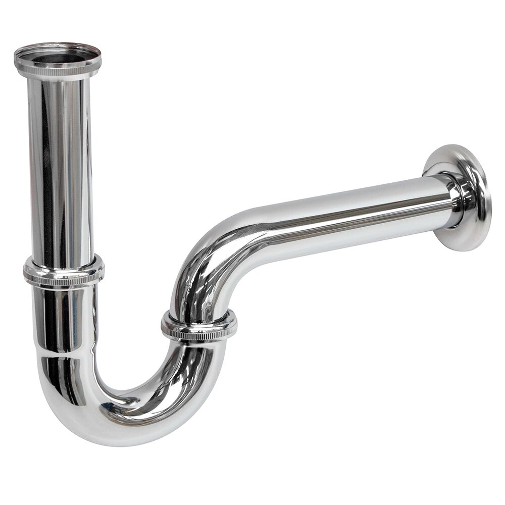 Сифон для раковины S-образный без выпуска отвод 32 мм FLUMEN