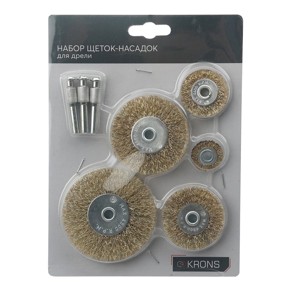 Набор щеток-насадок для дрели KRONS HT-384 5 шт