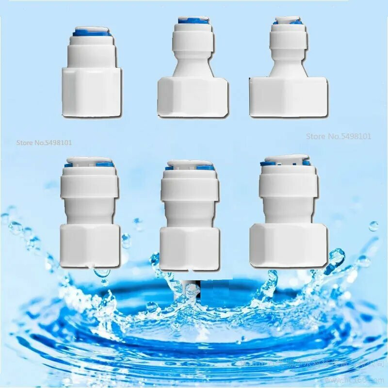 Пластиковые быстроразъемные фитинги для системы обратного осмоса 3l4 Female, 1l4 Hose