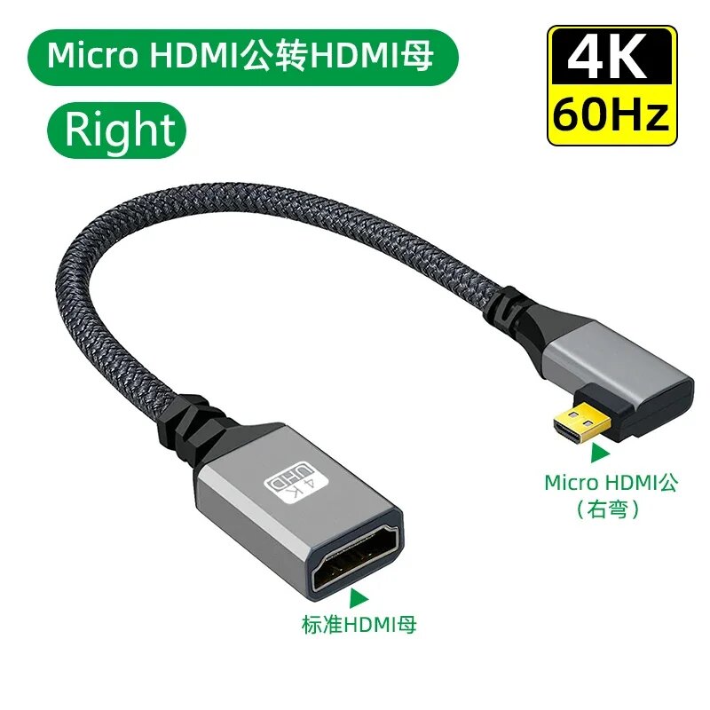 HDMI удлинитель кабель гнездо-гнездо Micro HDMI-Right