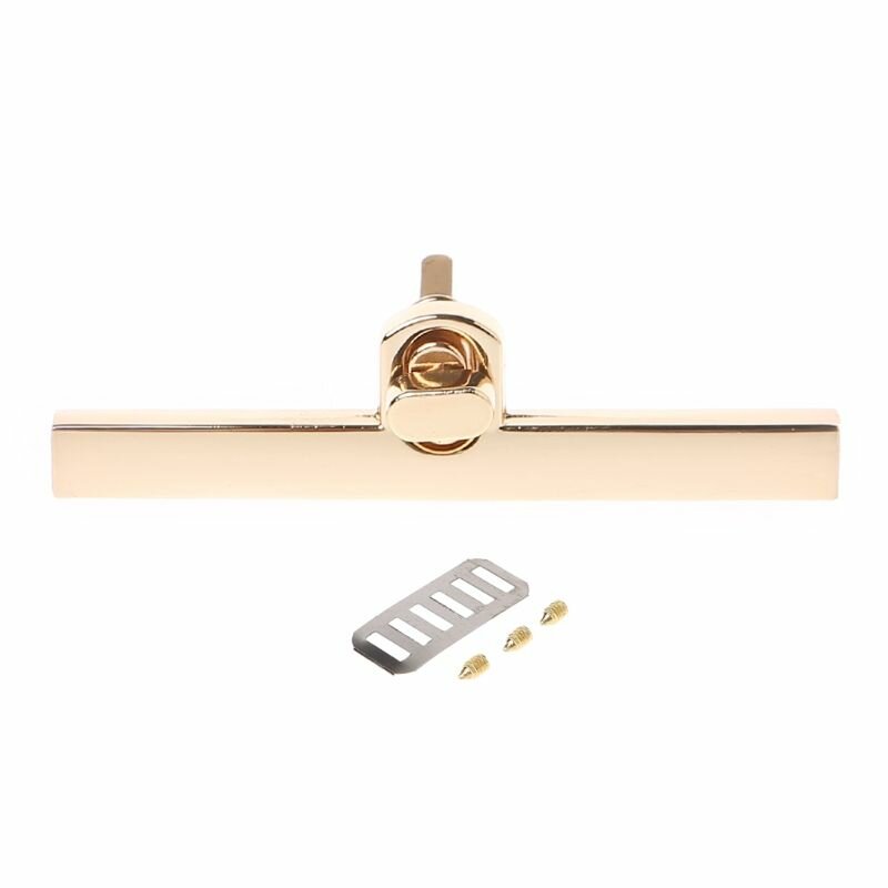 Поворотный замок для сумки Twist Lock — металлическая застёжка для кошелька и сумочки DIY, фурнитура для рукоделия