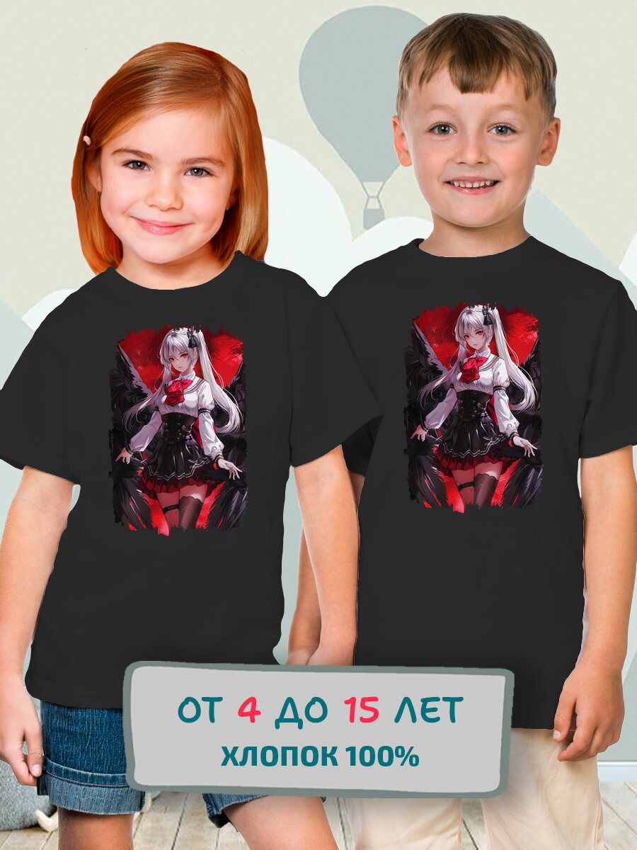 Футболка с аниме девушкой