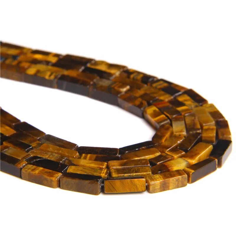 Кварцевые кристаллы бусины тигровый глаз амазонит агат 4x13 мм vinswet 4x13mm about 30pcs, Tiger Eye