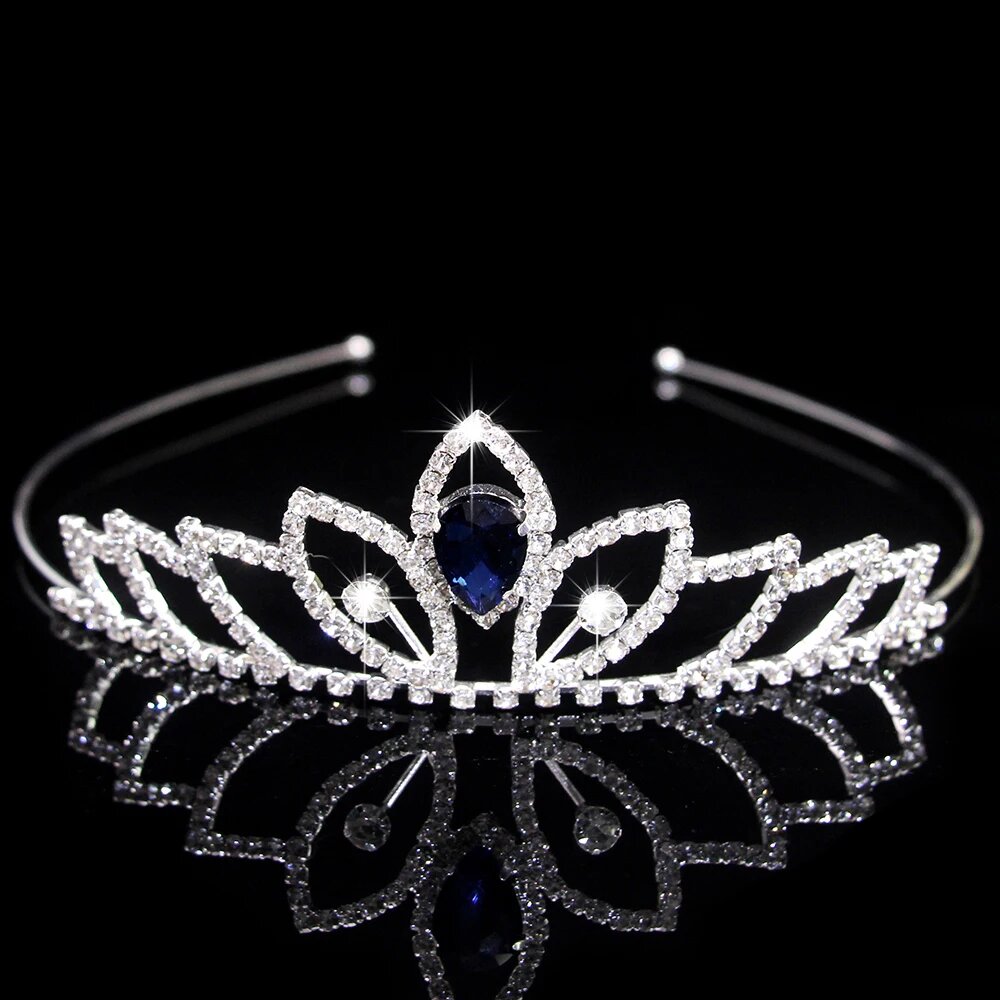 Корона с горным хрусталем, Metal color: HG076