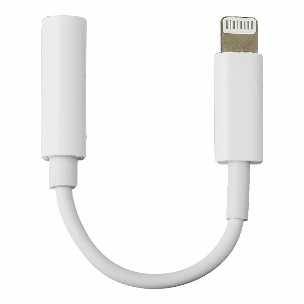 Переходник для наушников AUX Lightning 8 pin на 3.5 мм. minijack (европакет)