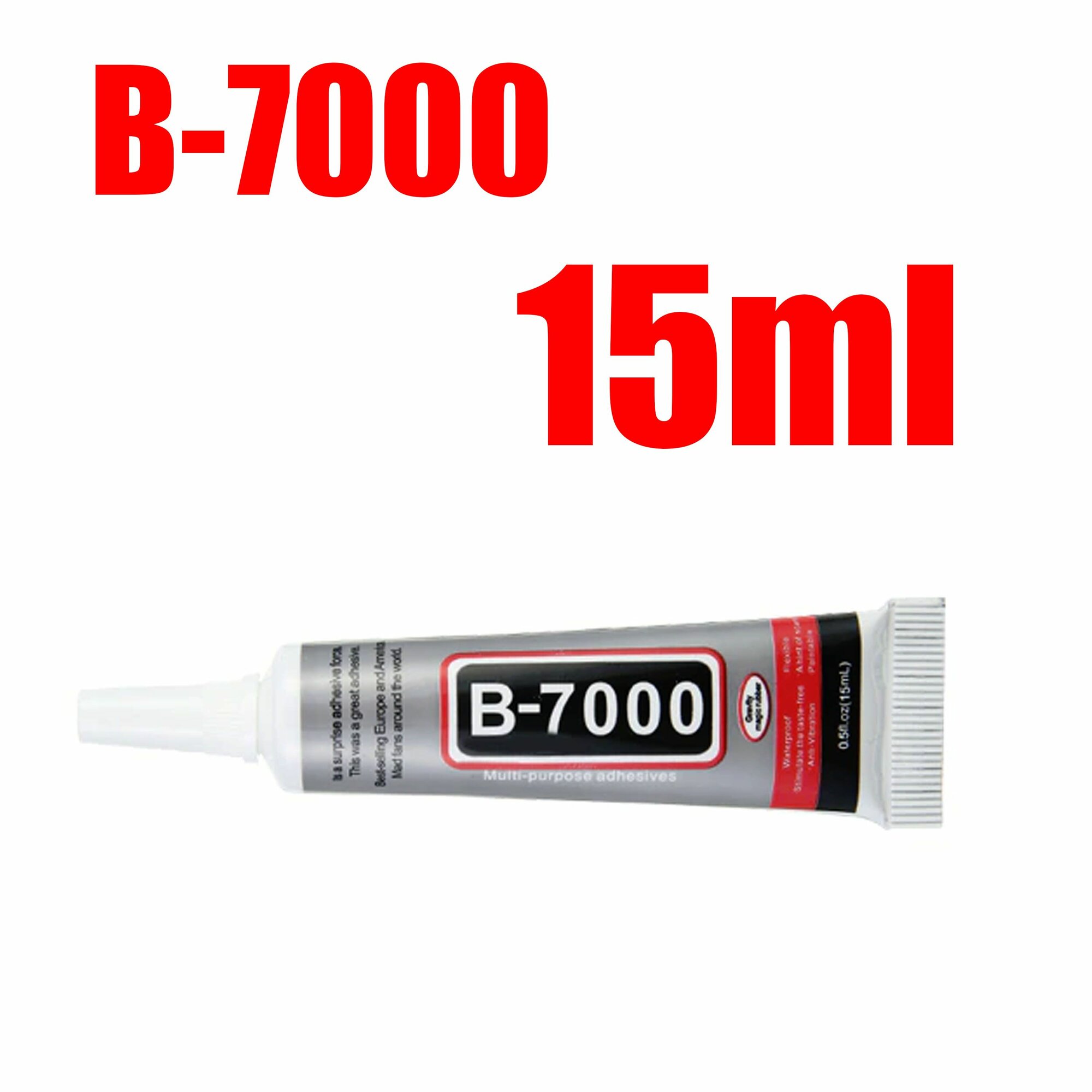 Клей герметик универсальный ZHANLIDA B-7000 (прозрачный) 15ml