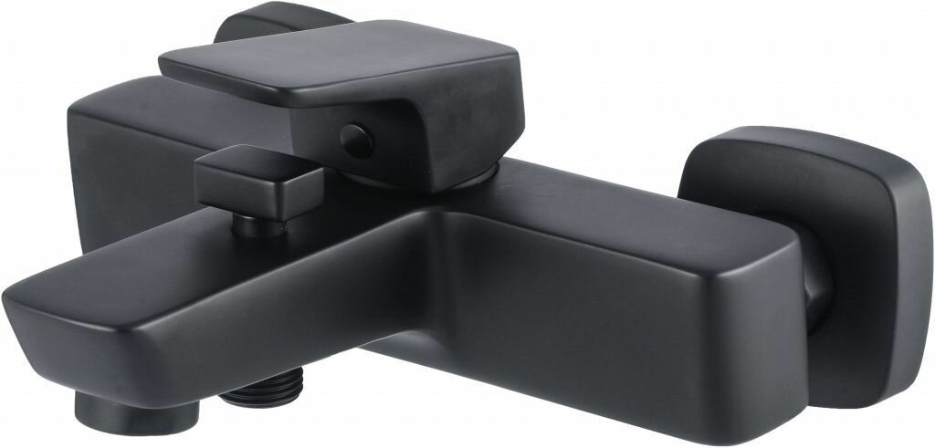 Af440-20b Aquanet gotic, смеситель для ванны черн. мат (243292)