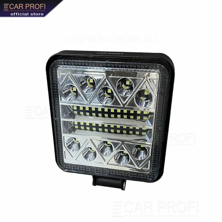 Светодиодная фара CarProfi CP-STB-102 Eco Spot (Super Slim, 20мм), 102W SMD3030, функция стробоскопа
