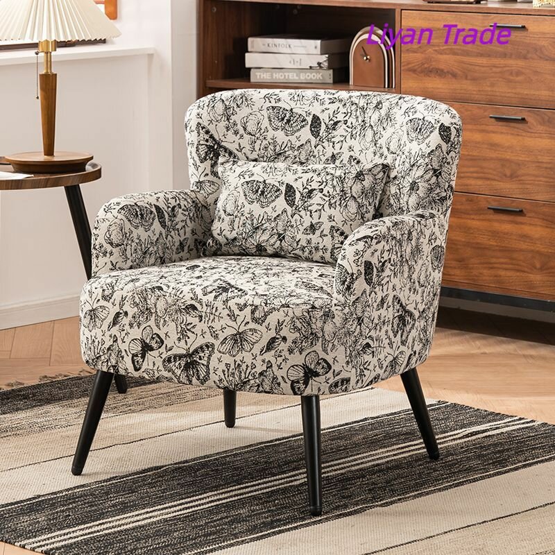 Кресло "Арт-Деко", жаккардовая обивка, вспененный наполнитель, цвет желтый, 70х78х60 см