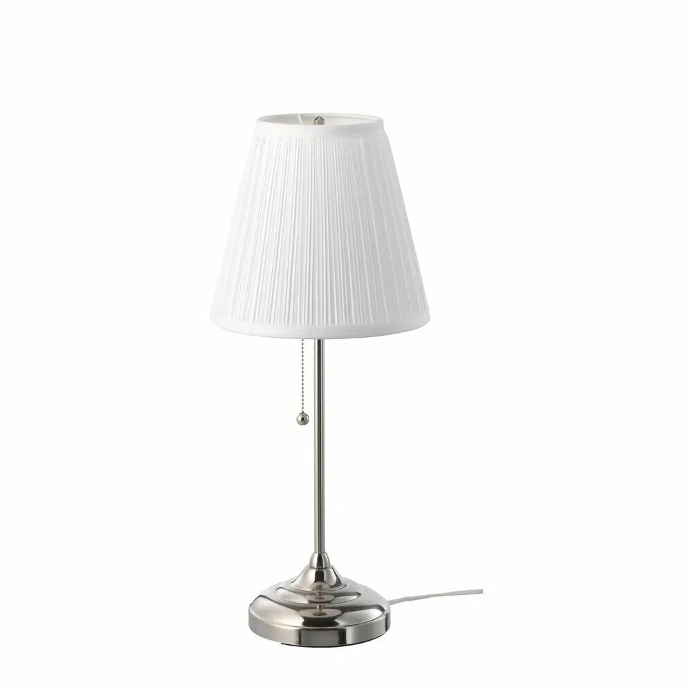 KNOW easy-арстид минималистская винтажная настольная лампа, Серебро